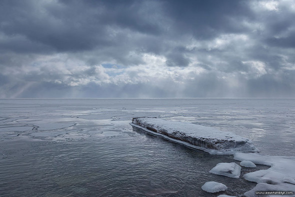 Breakwater Dusk – Lagoon Report -- Toronto Island Photography